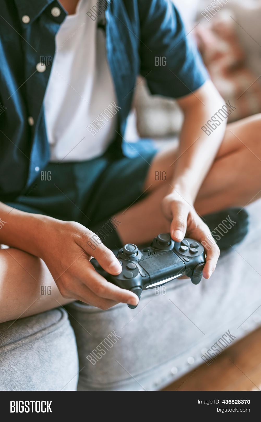 Boy Playing Video Game Image & Photo (Free Trial) | Bigstock