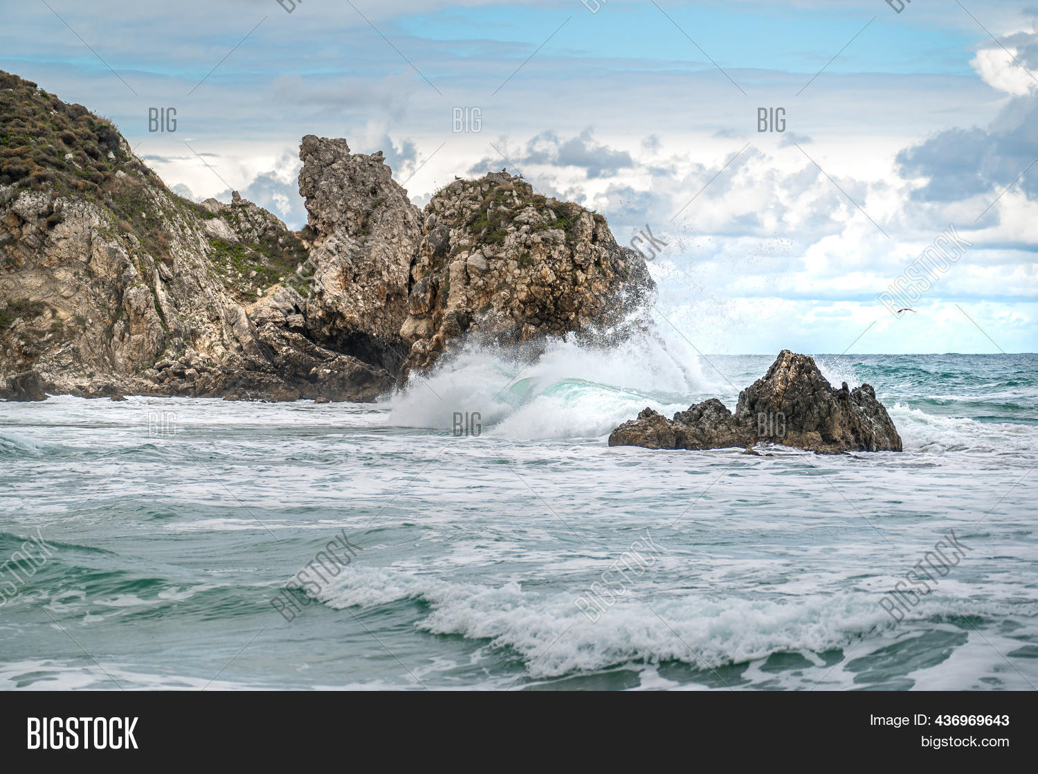Ocean Water Splash On Image & Photo (Free Trial) | Bigstock