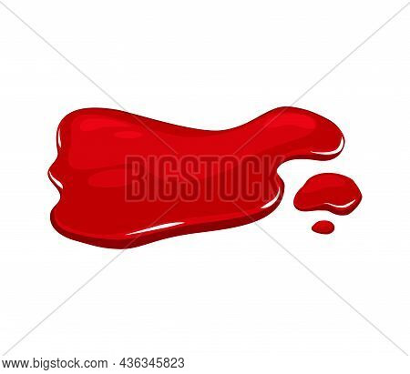 Blood Puddle On White Vector & Photo (Free Trial) | Bigstock