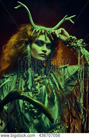 Portrait Shaman Woman Image & Photo (Free Trial) | Bigstock
