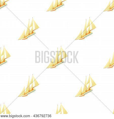Sailing Yacht Pattern Vector & Photo (Free Trial) | Bigstock