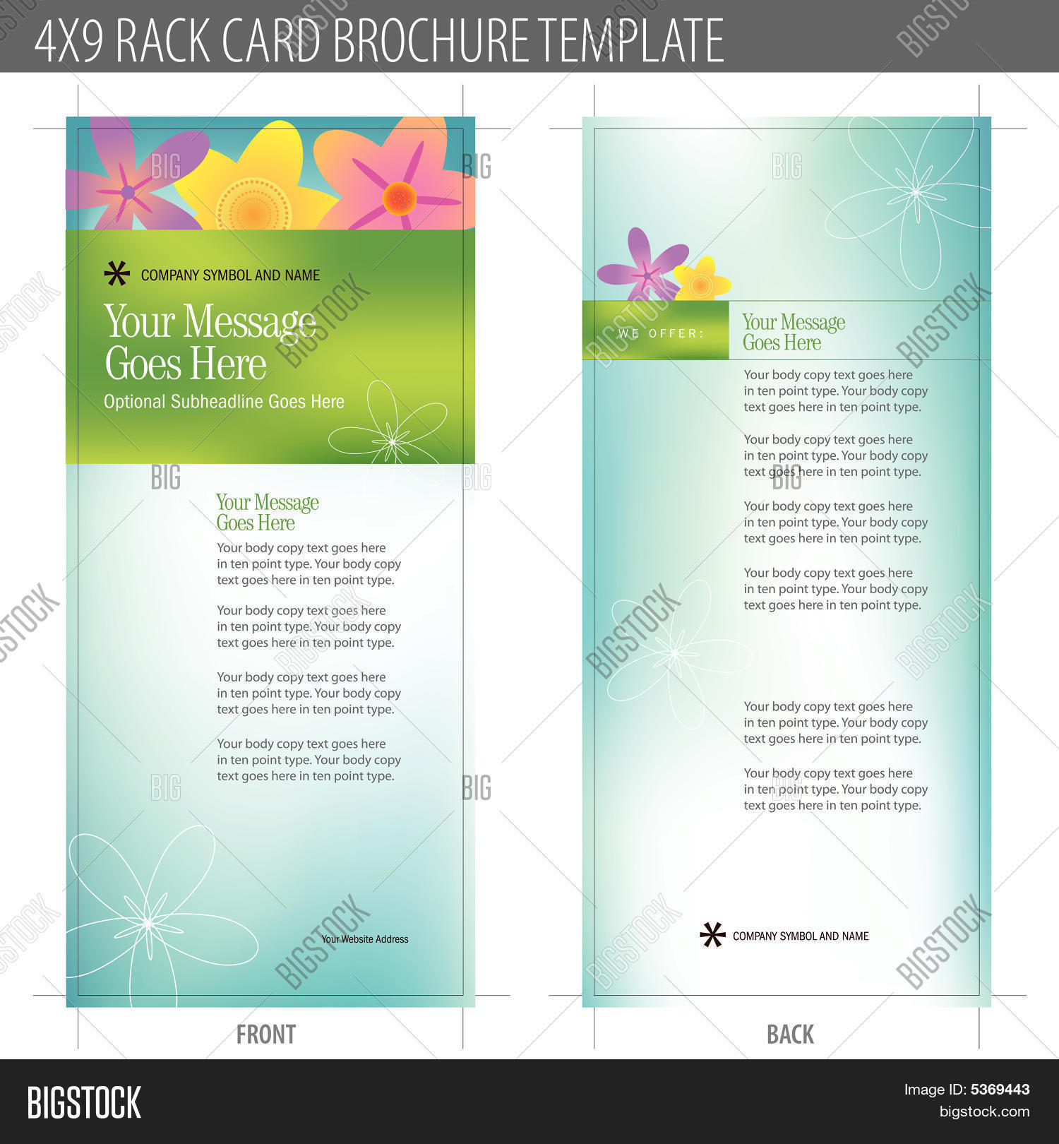 Rack Card Brochure Size at Aidan Zichy-woinarski blog