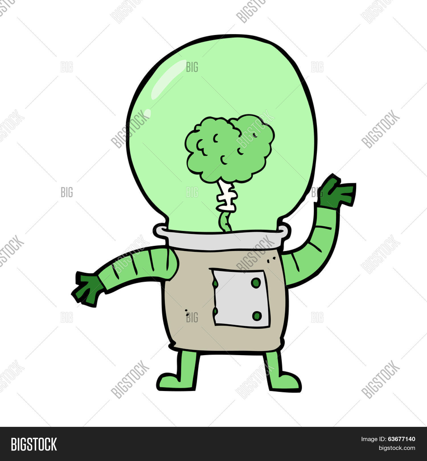 Cartoon Robot Cyborg Image & Photo (Free Trial) | Bigstock