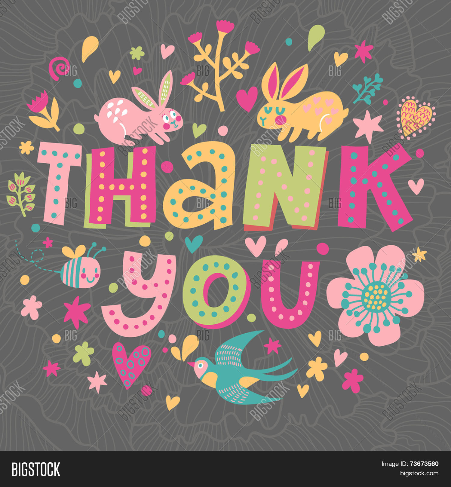 Thank You - Stylish Vector & Photo (Free Trial) | Bigstock