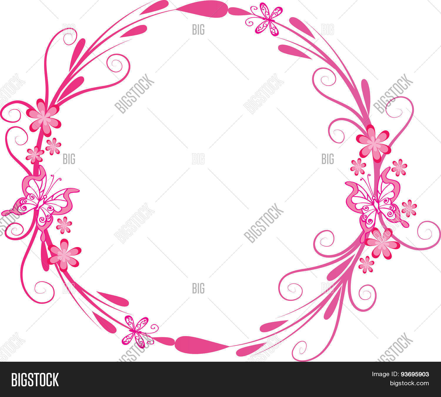 Circle Border Design Vector & Photo (Free Trial) | Bigstock
