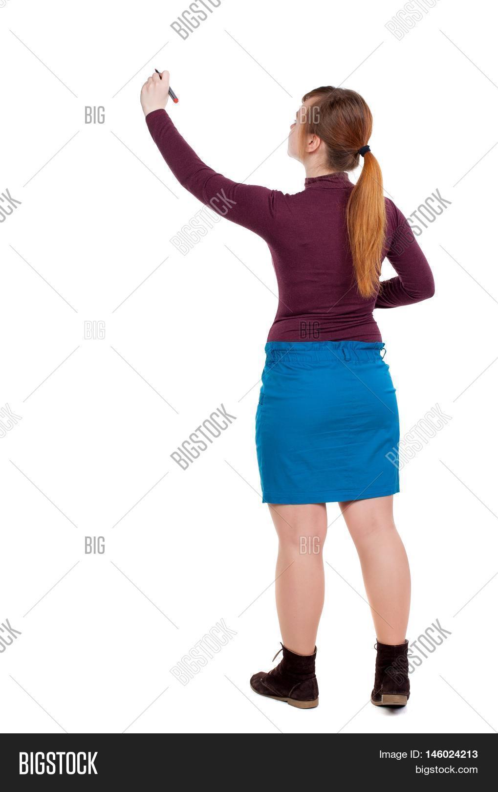 Back View Writing Image & Photo (Free Trial) | Bigstock