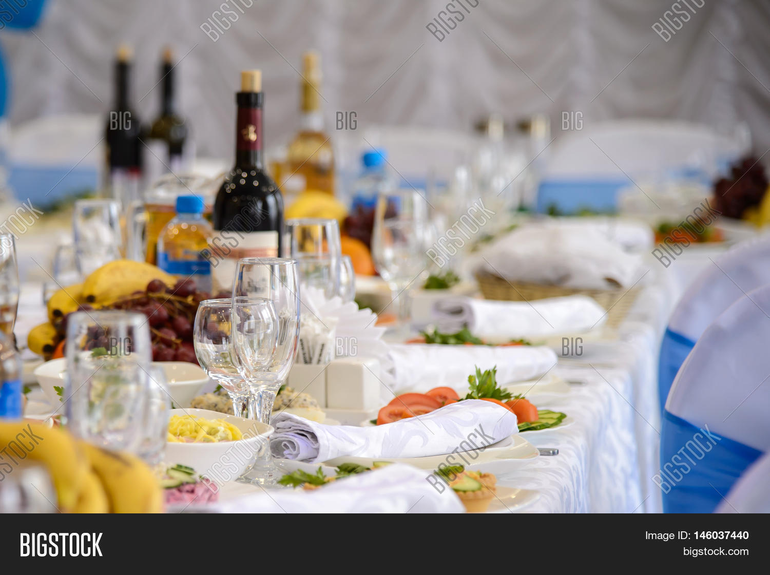 Served Dishes Table Image & Photo (Free Trial) | Bigstock