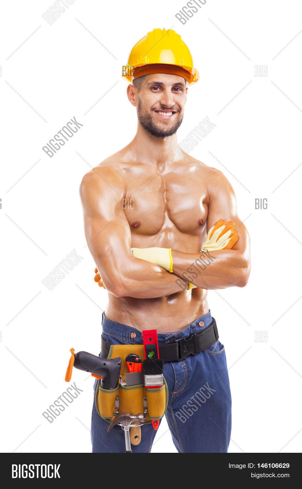 Smiling Muscular Image & Photo (Free Trial) | Bigstock