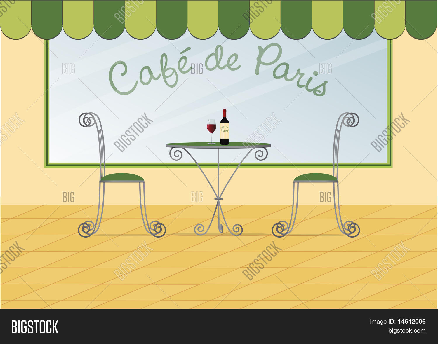 Cafe De Paris Vector & Photo (Free Trial) | Bigstock