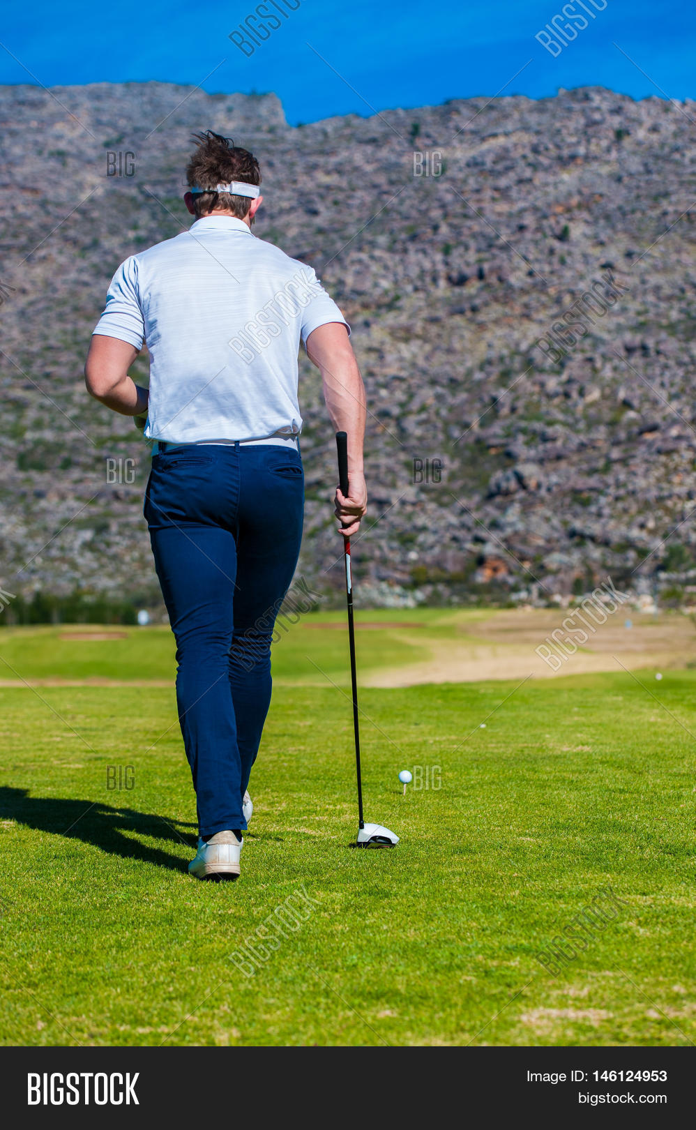 View Golfer Teeing Off Image & Photo (Free Trial) | Bigstock