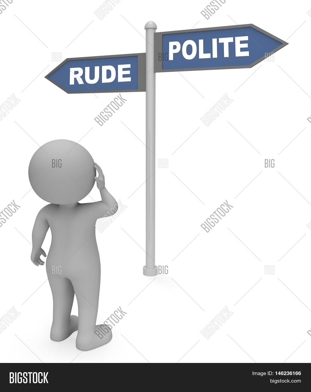 Rude Polite Sign Image & Photo (Free Trial) | Bigstock