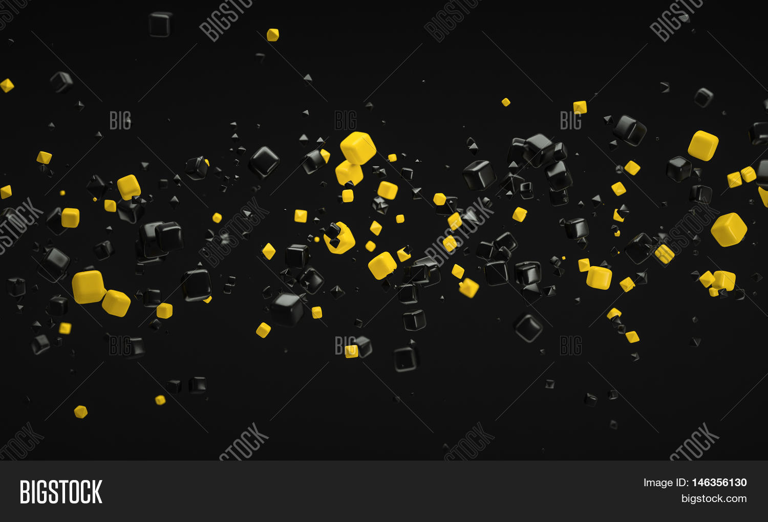 Abstract Yellow Atom Image & Photo (Free Trial) | Bigstock