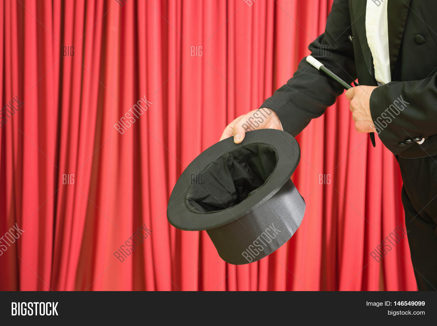 Magician Showing Empty Image & Photo (Free Trial) | Bigstock