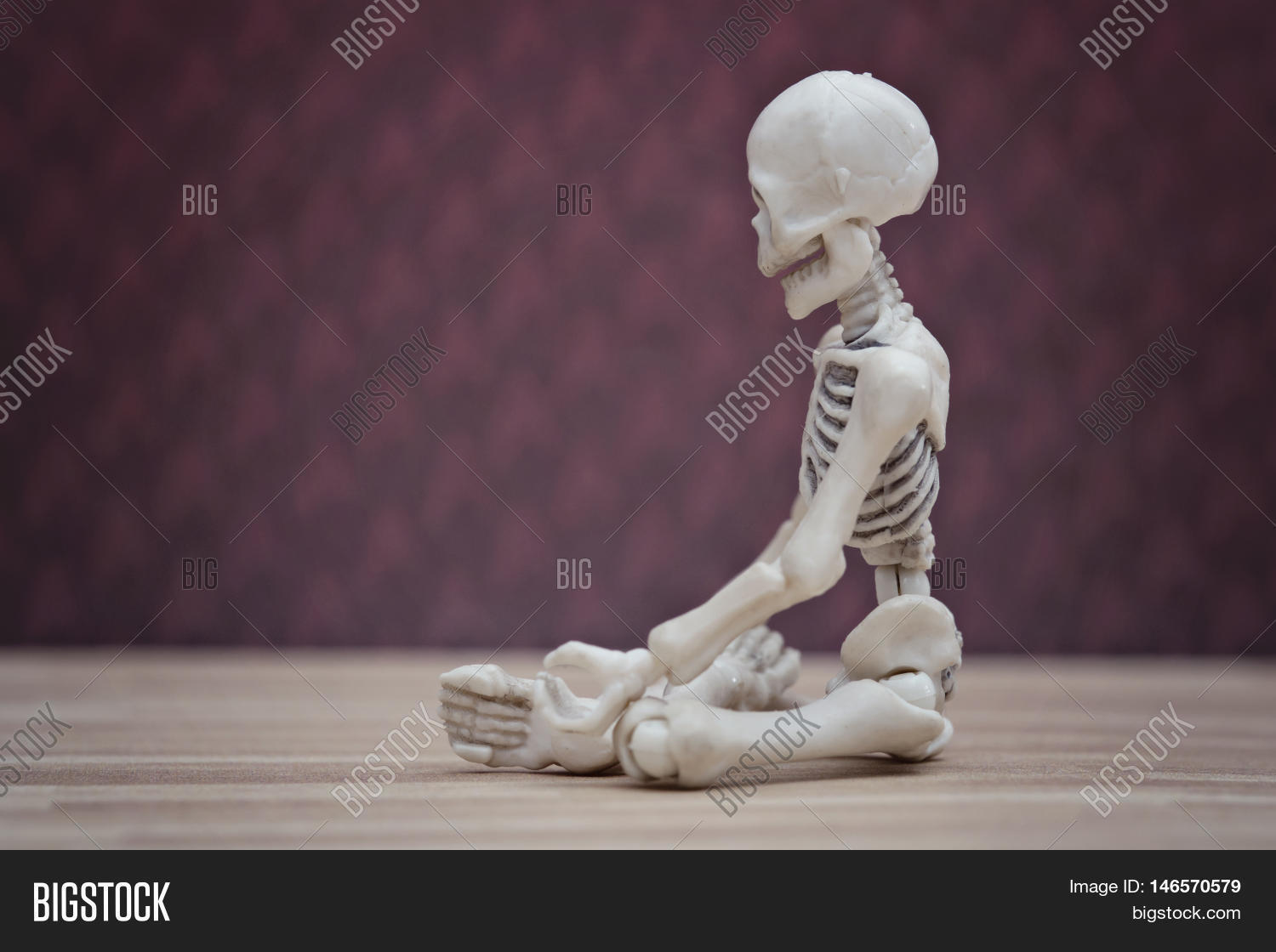 Skeleton Sitting On Image & Photo (Free Trial) | Bigstock