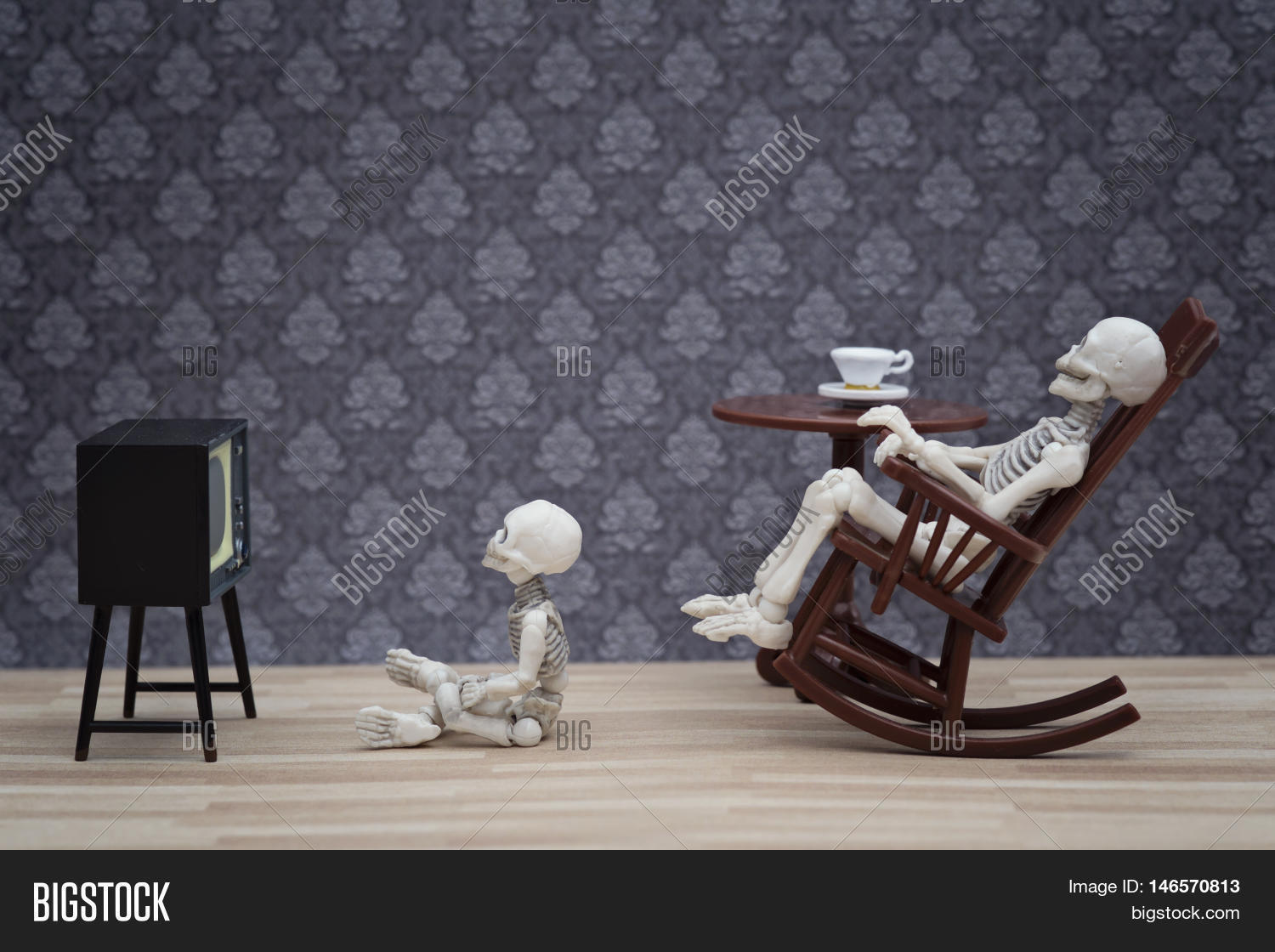 Skeleton Rocking Chair Image & Photo (Free Trial) | Bigstock