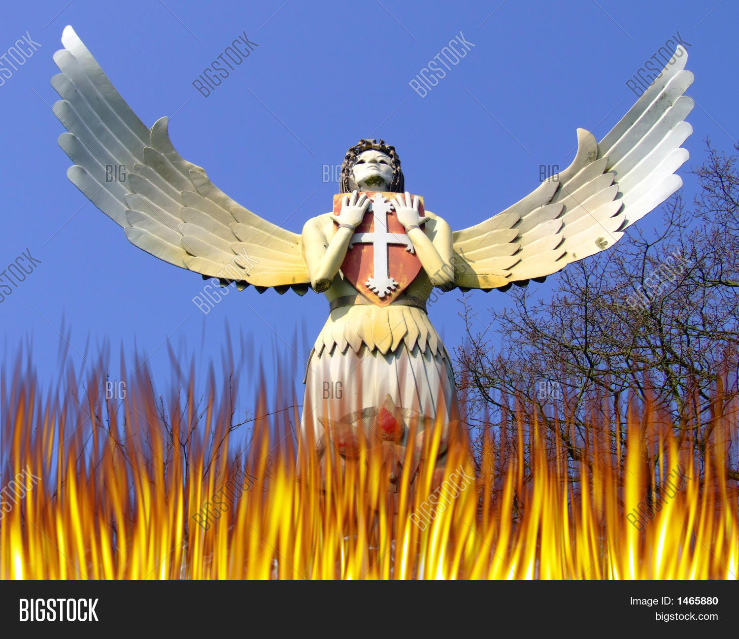 Fire & Angel Image & Photo (Free Trial) | Bigstock