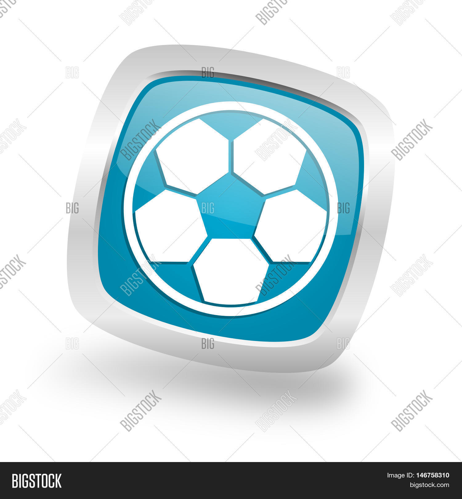 Soccer Square Glossy Image & Photo (Free Trial) | Bigstock