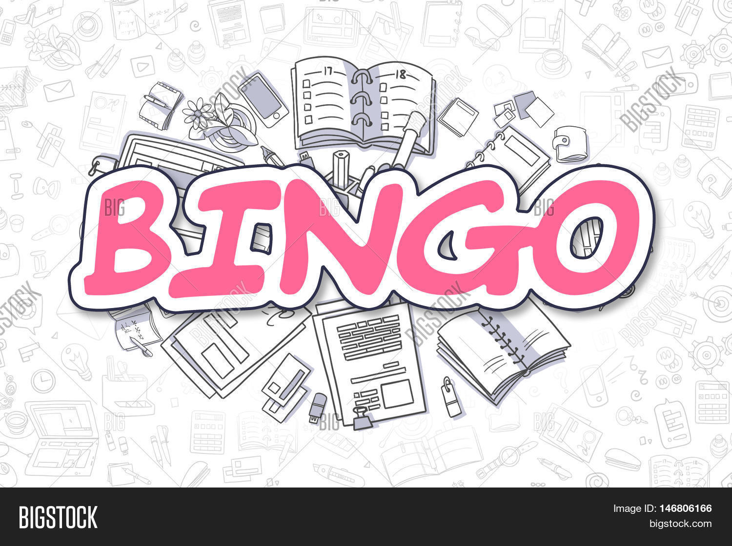 Bingo - Sketch Image & Photo (Free Trial) | Bigstock