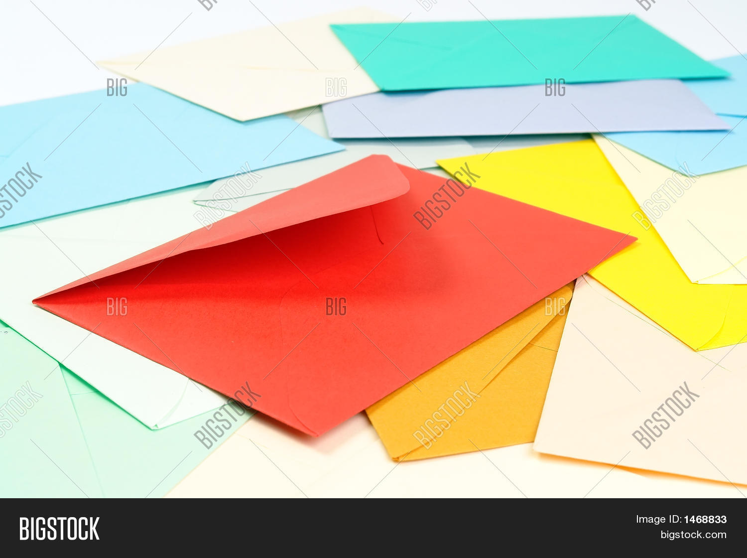 Colorful Envelopes Image & Photo (Free Trial) | Bigstock