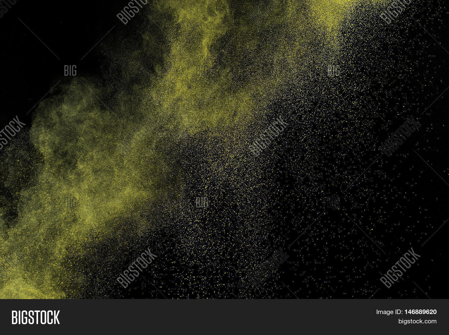 Gold Powder Explosion Image & Photo (Free Trial) | Bigstock