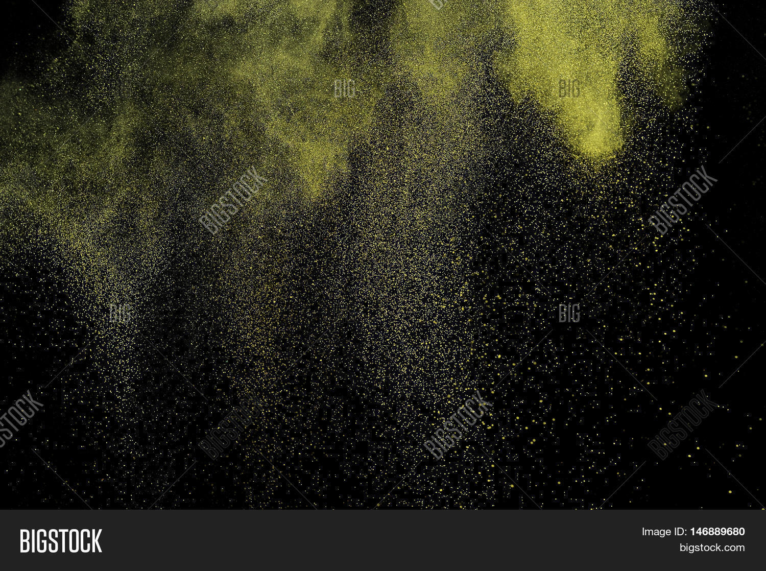 Gold Powder Explosion Image & Photo (Free Trial) | Bigstock