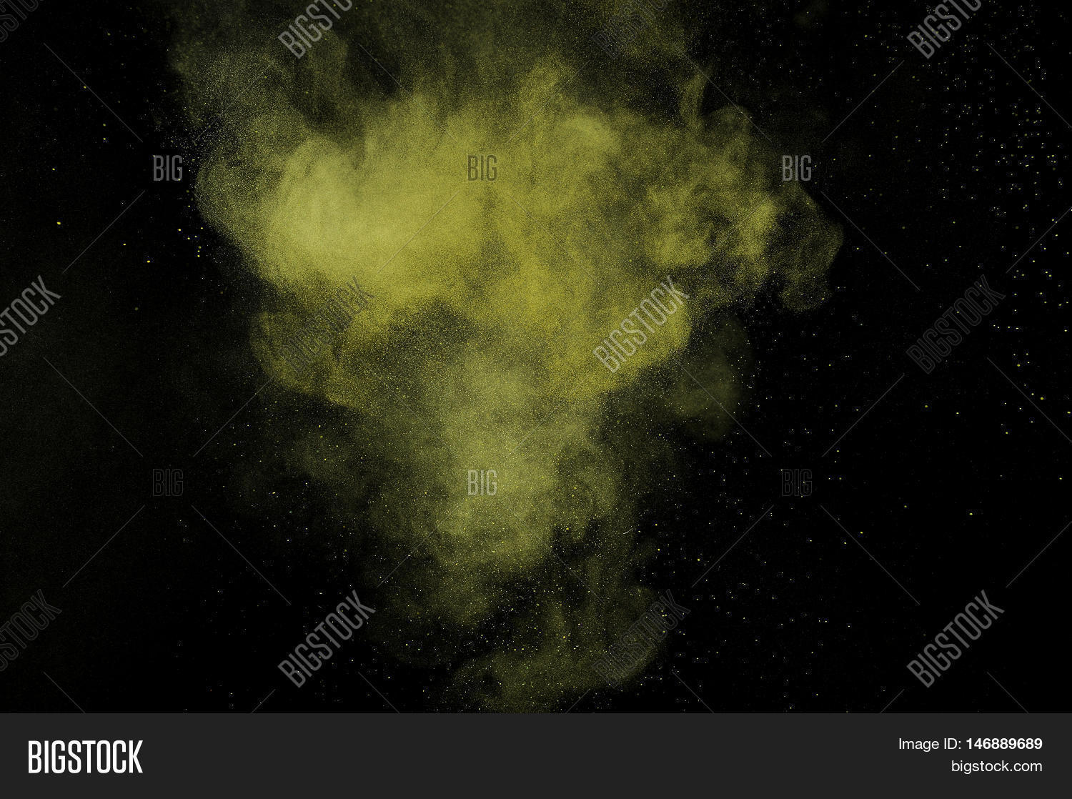 Gold Powder Explosion Image & Photo (Free Trial) | Bigstock