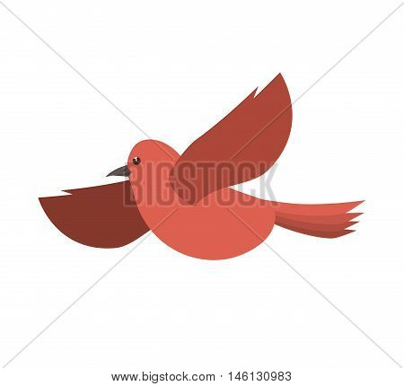 Red Bird Flying Vector & Photo (Free Trial) | Bigstock