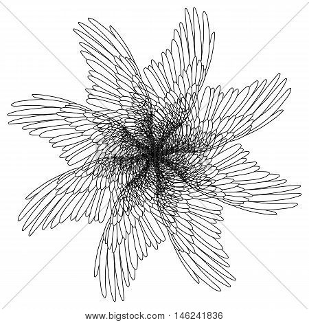 Graphic Wings Drawn Vector & Photo (Free Trial) | Bigstock