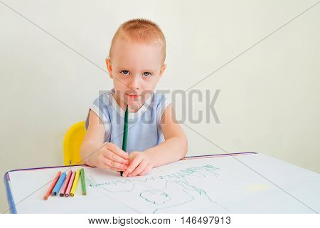 Little Boy Desk Image & Photo (Free Trial) | Bigstock