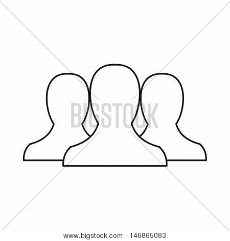 People Icon Outline Vector & Photo (Free Trial) | Bigstock