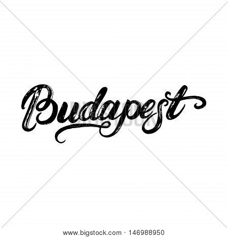Budapest Hand Written Vector & Photo (Free Trial) | Bigstock