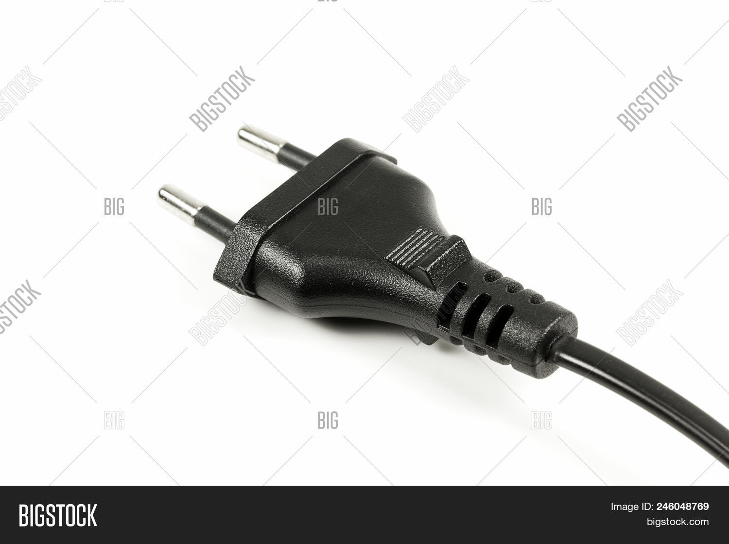 Ac Power Plug, Flat Image & Photo (Free Trial) | Bigstock