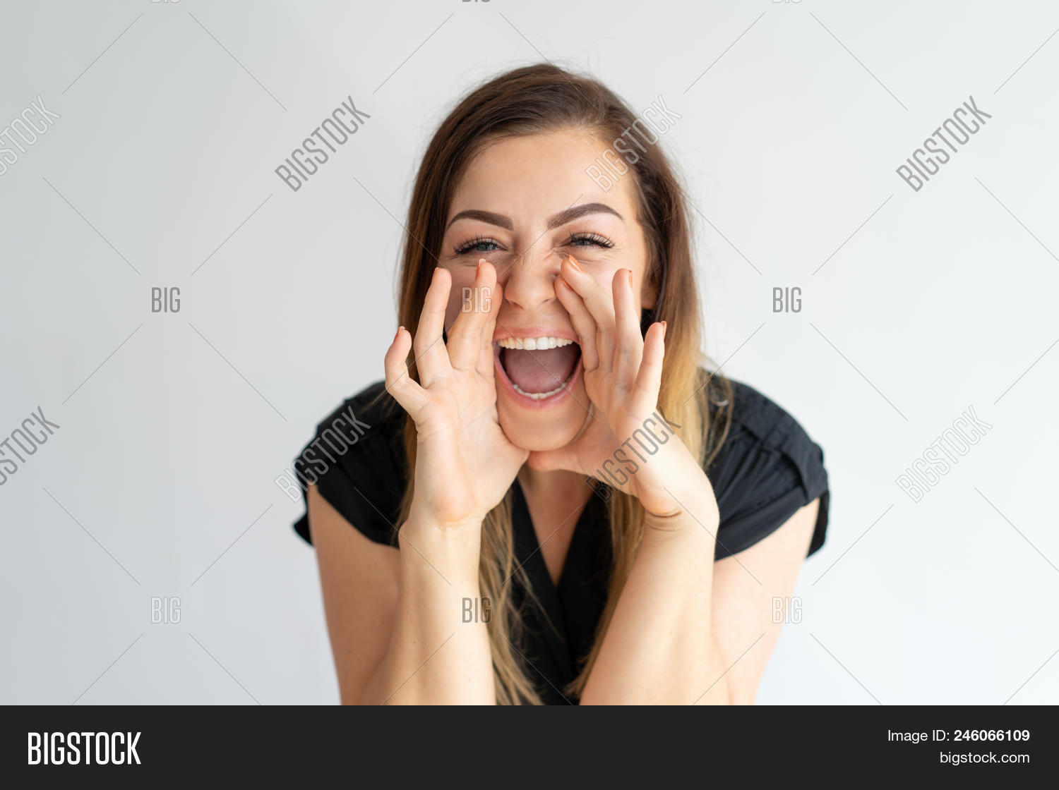 Happy Excited Lady Image & Photo (Free Trial) | Bigstock