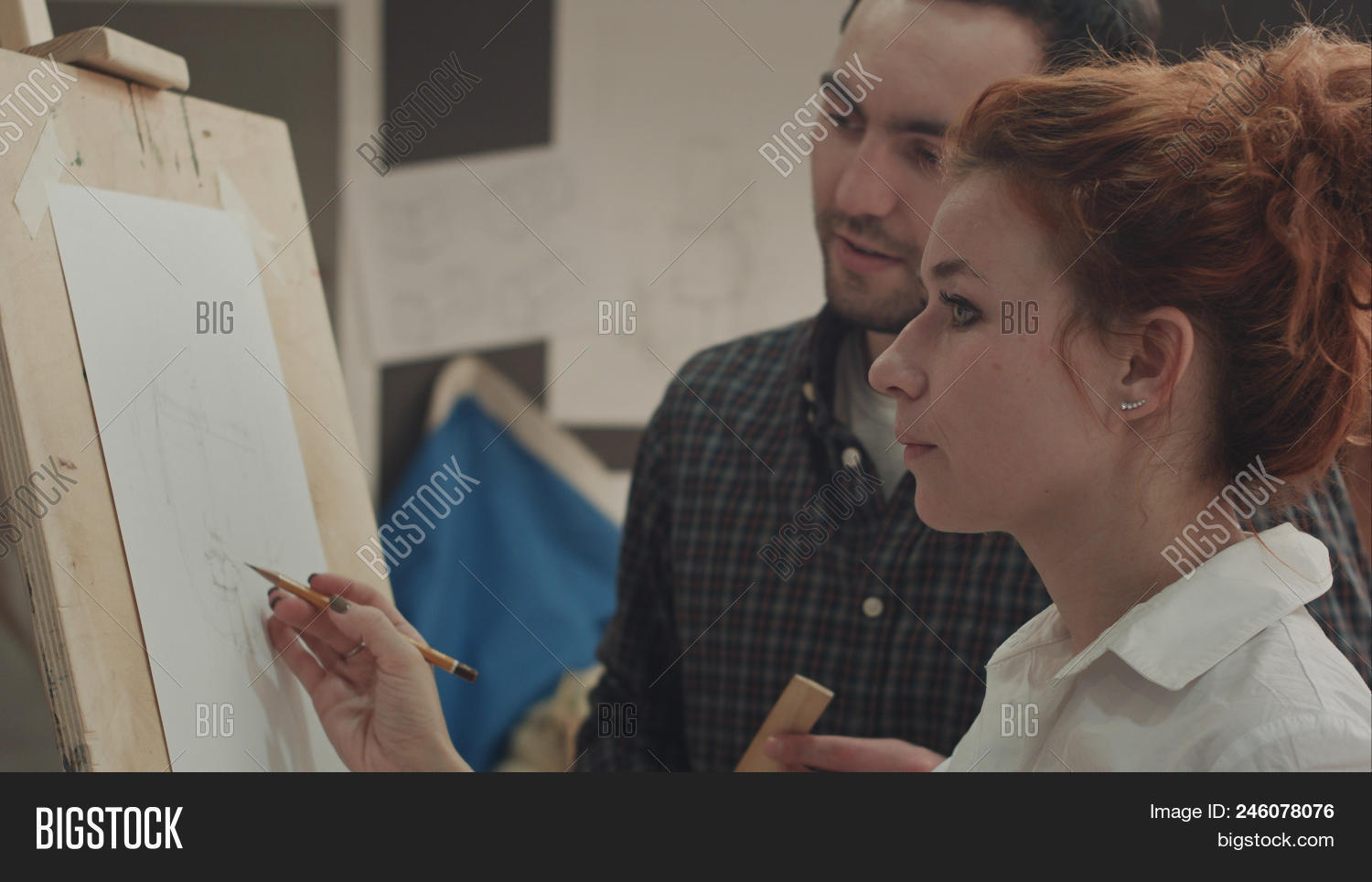 Female Artist Teaching Image & Photo (Free Trial) | Bigstock