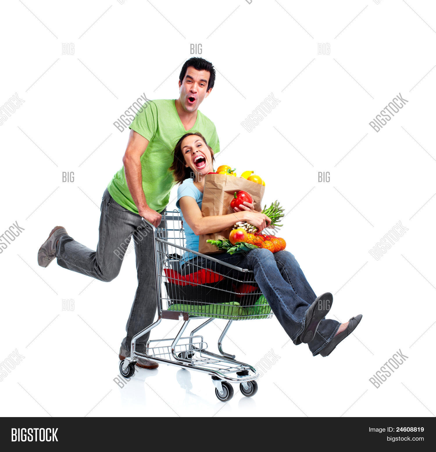 Supermarket. Happy Image & Photo (Free Trial) | Bigstock