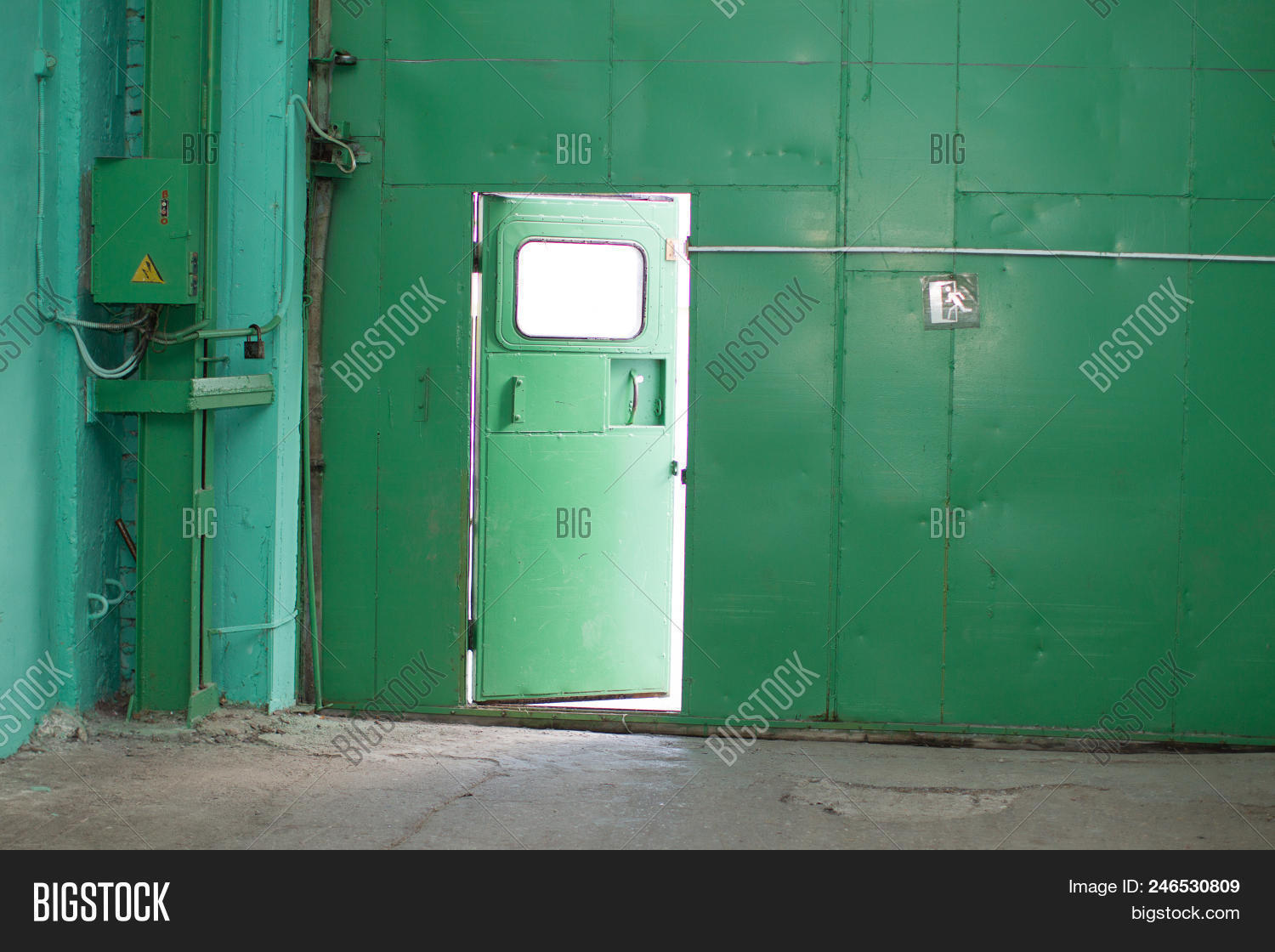 Green Iron Wall Half- Image & Photo (Free Trial) | Bigstock