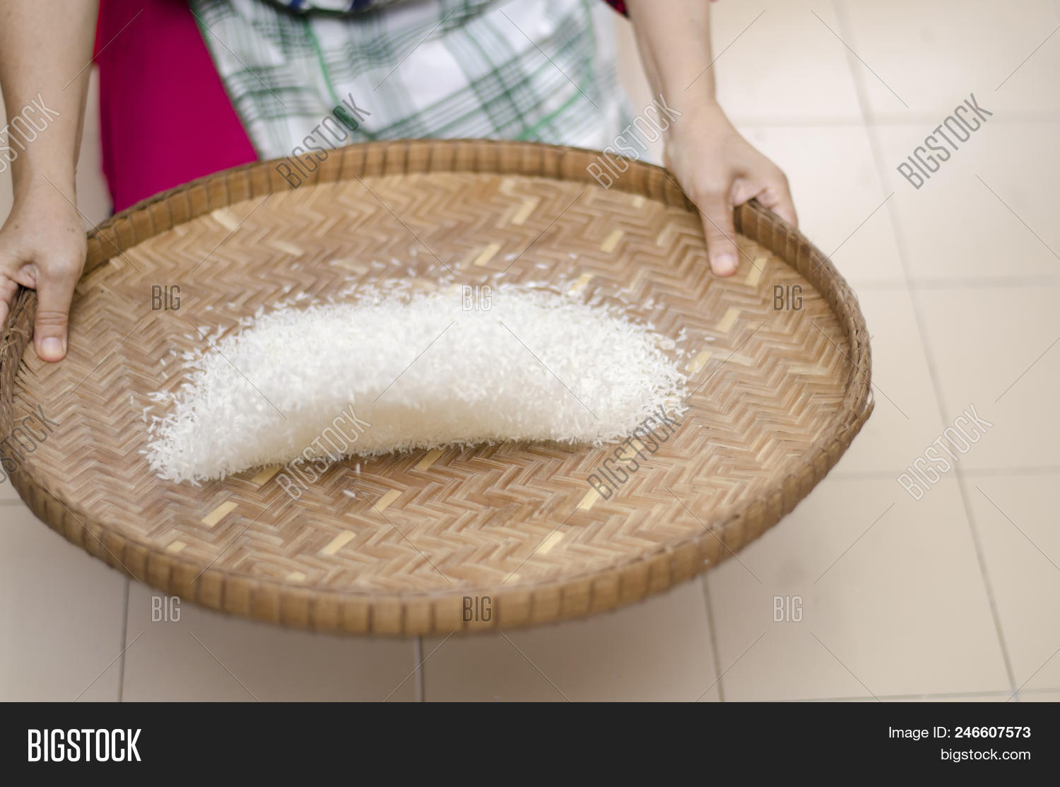 Housewife Winnowing Image & Photo (Free Trial) | Bigstock