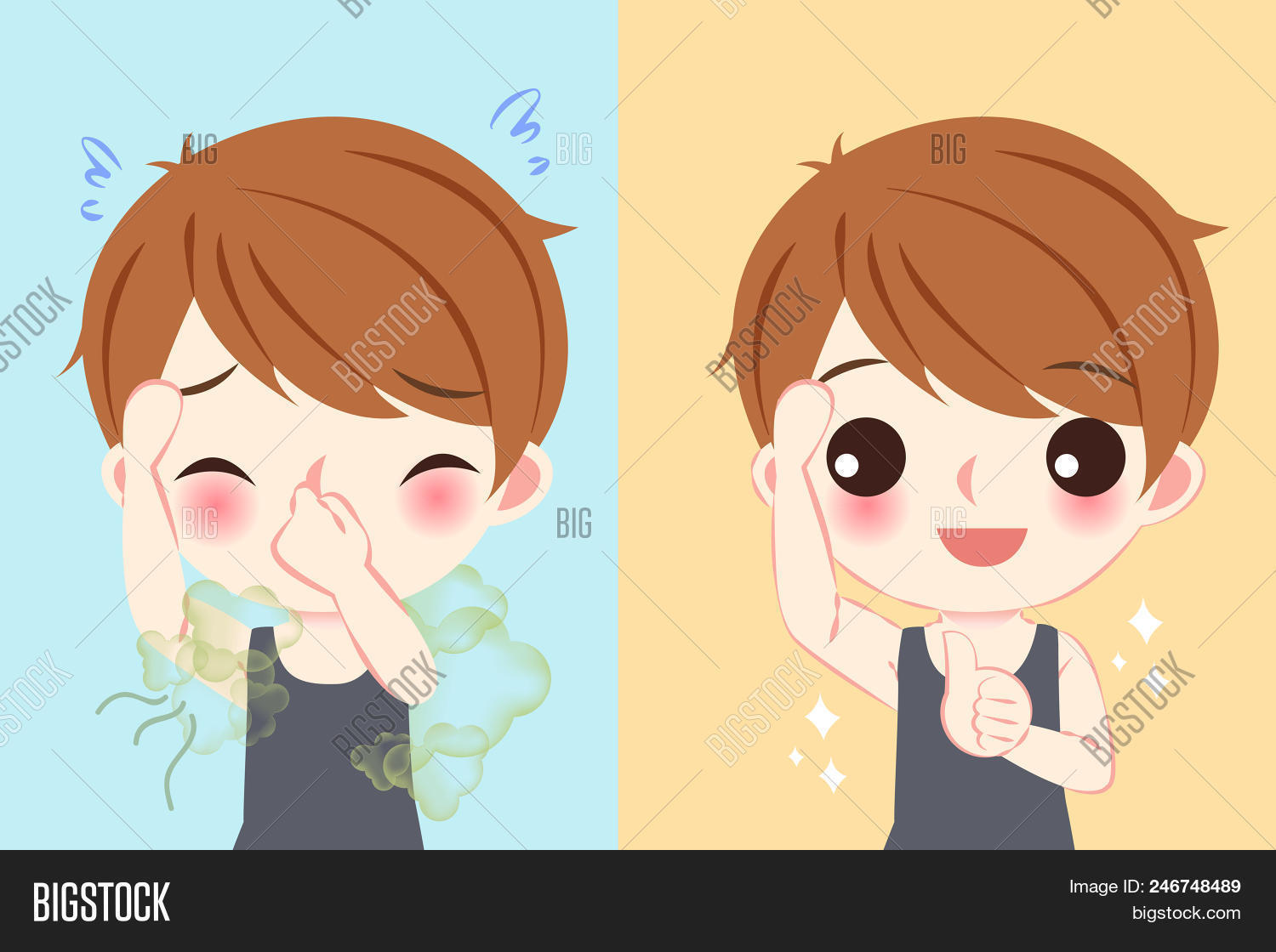 Cute Cartoon Man Body Vector & Photo (Free Trial) | Bigstock