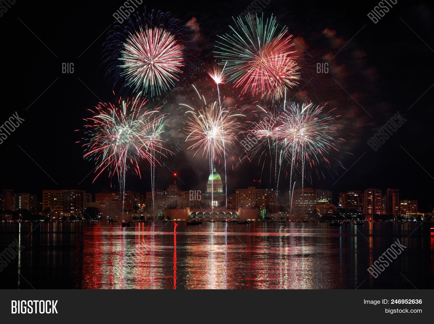Fireworks Over Madison Image & Photo (Free Trial) | Bigstock