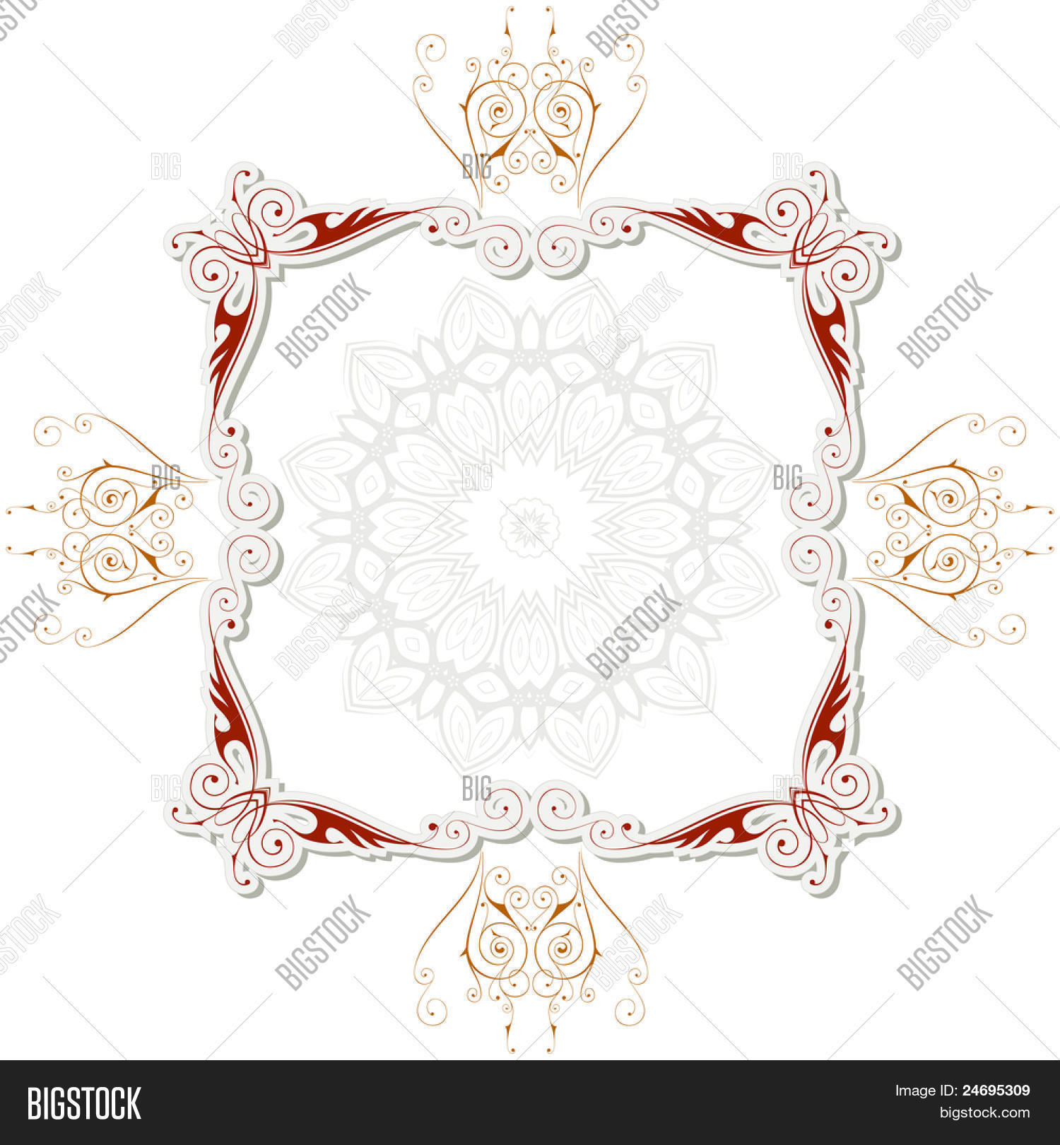 Vintage Frame. Bitmap Image & Photo (Free Trial) | Bigstock
