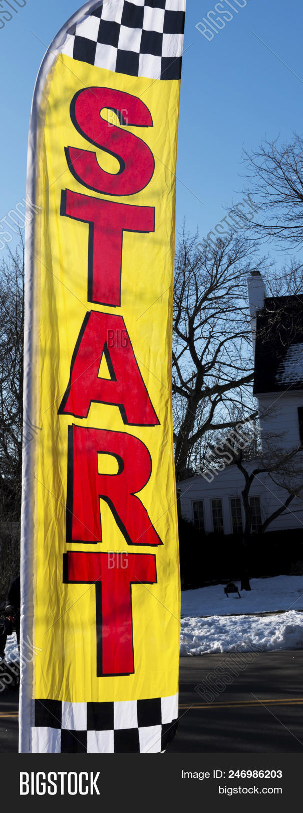 Yellow Red Start Sign Image & Photo (Free Trial) | Bigstock