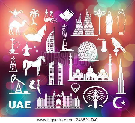 Symbols United Arab Vector & Photo (Free Trial) | Bigstock