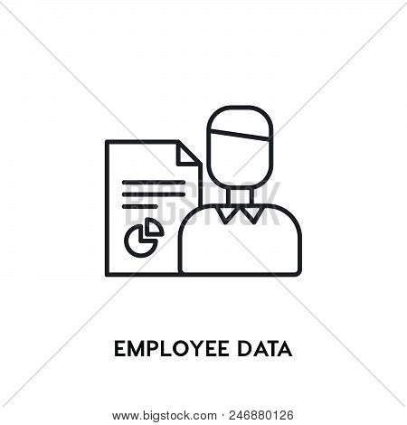 Employee Data Icon. Vector & Photo (Free Trial) | Bigstock