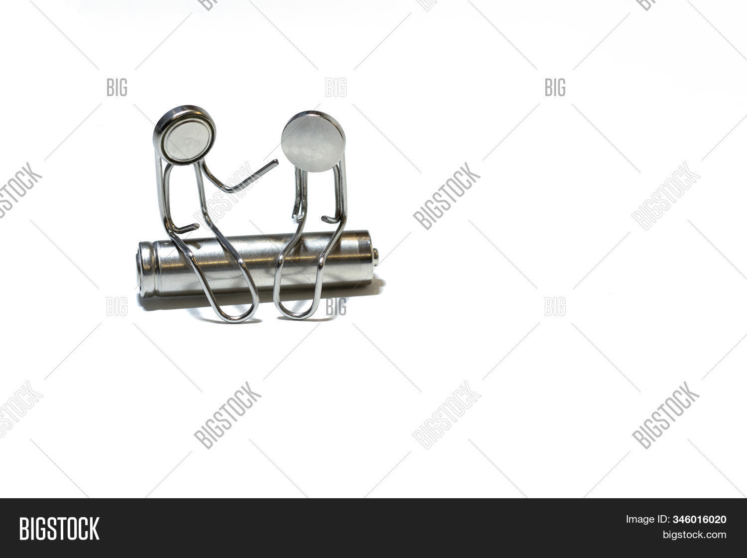 Two Paper Clips Form Image & Photo (Free Trial) | Bigstock