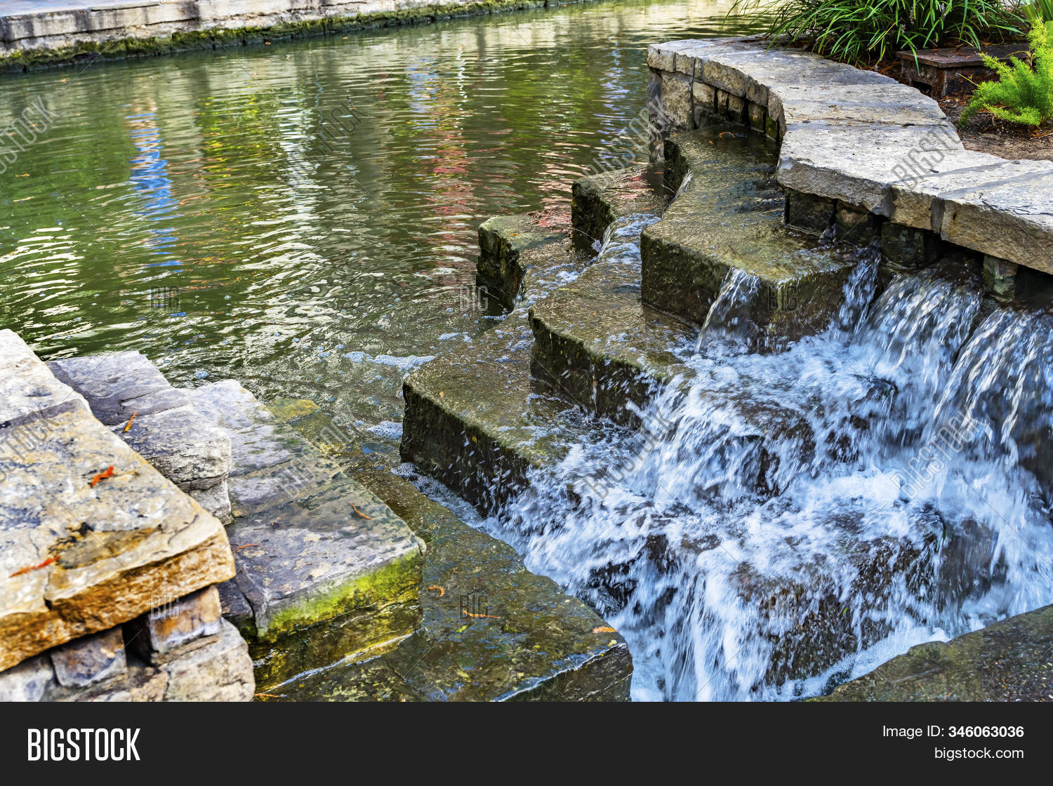 Waterfall Reflection Image & Photo (Free Trial) | Bigstock