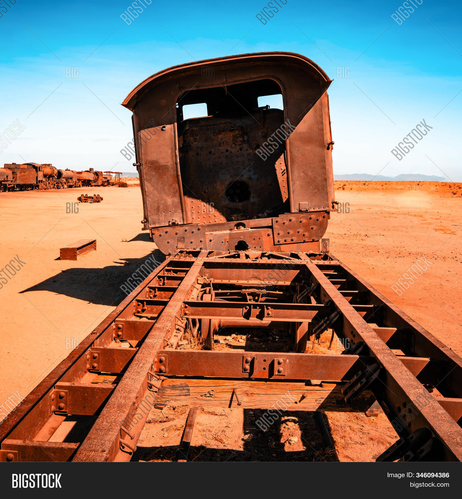Old Rusty Steam Train Image & Photo (Free Trial) | Bigstock