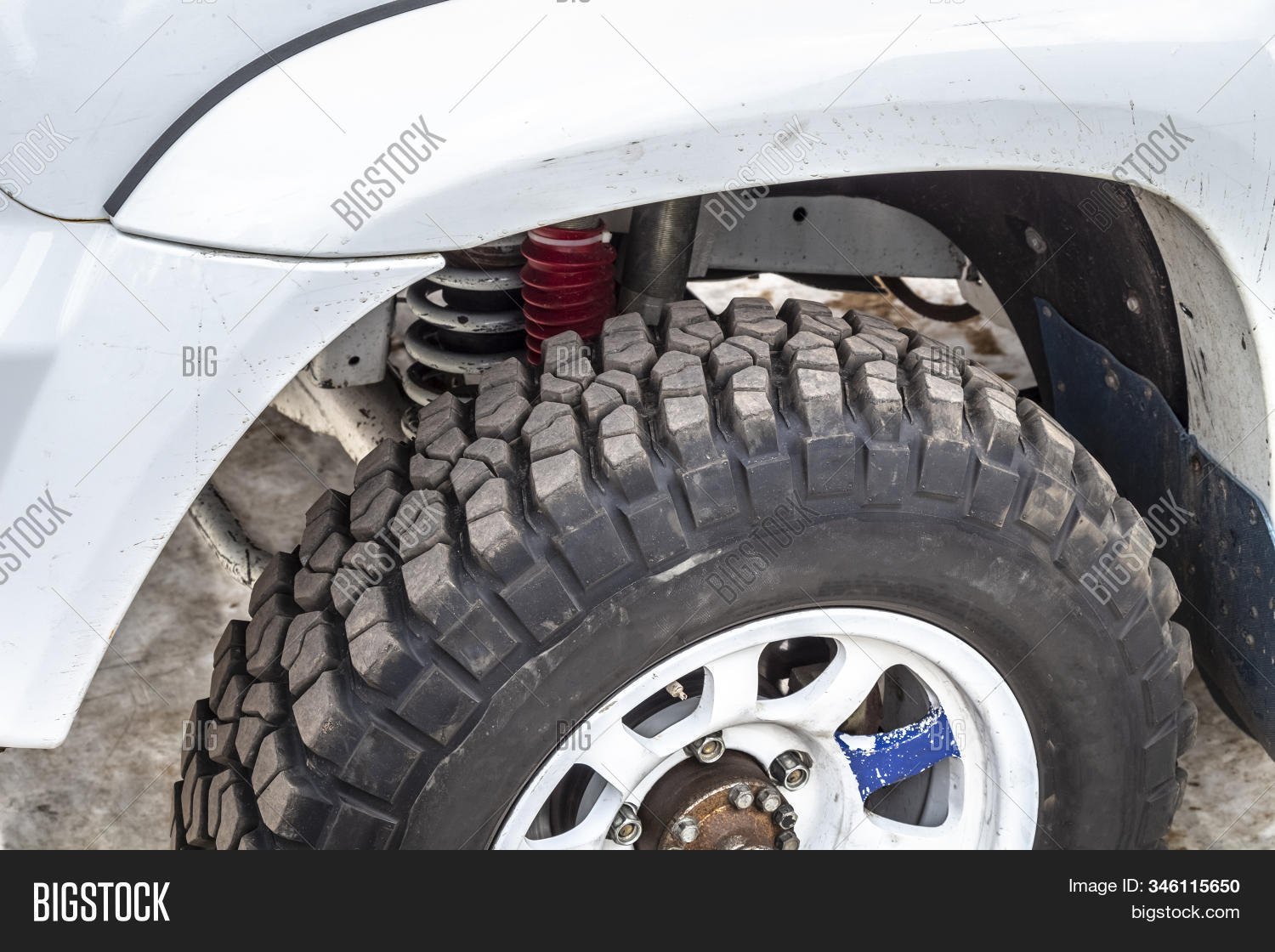 Wheel White Offroad Image & Photo (Free Trial) | Bigstock