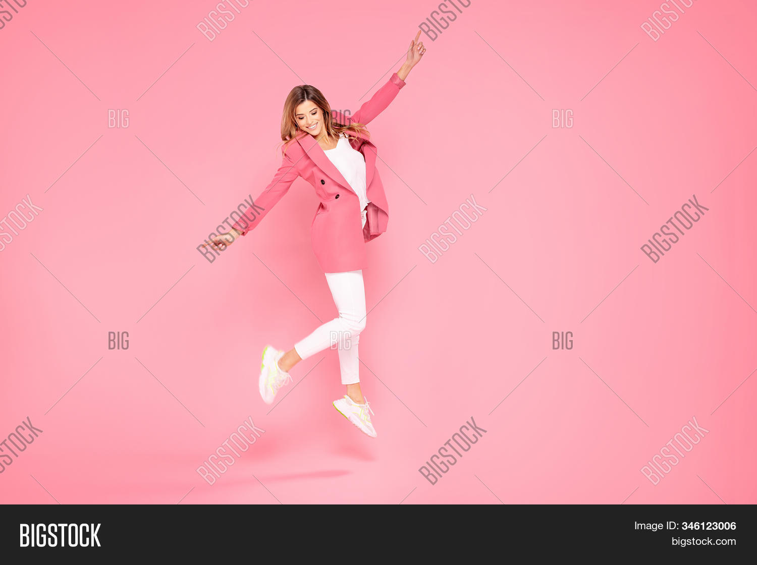 Crazy Girl Jumping Image & Photo (Free Trial) | Bigstock