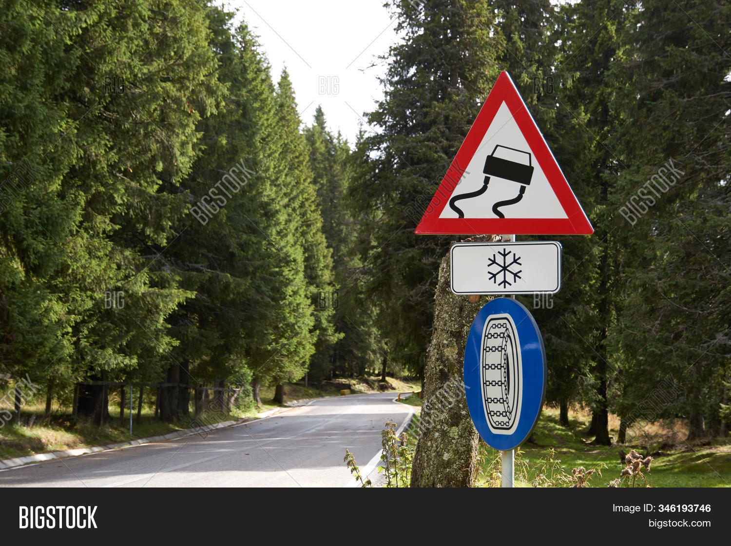 Road Signs On Mountain Image & Photo (Free Trial) | Bigstock