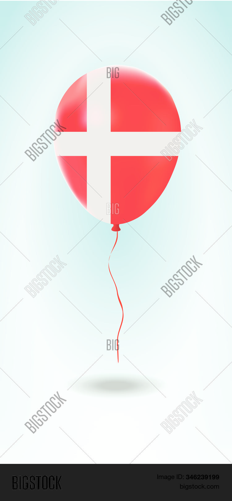 Vector y foto Denmark Balloon (prueba gratis) | Bigstock